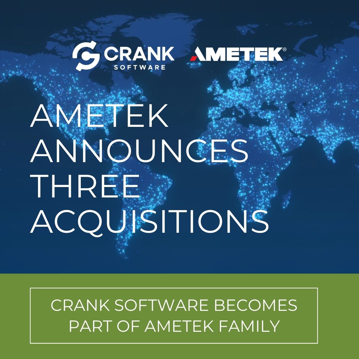 Press Release – AMETEK Announces Three Acquisitions, including Crank ...
